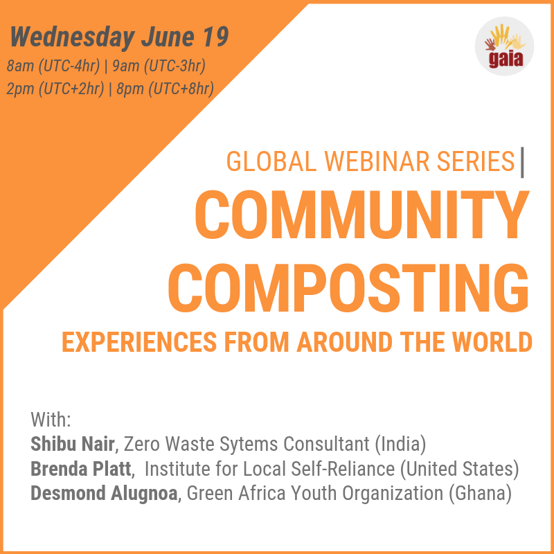 GAIA Webinar — Community Composting: Experiences Around the World ...