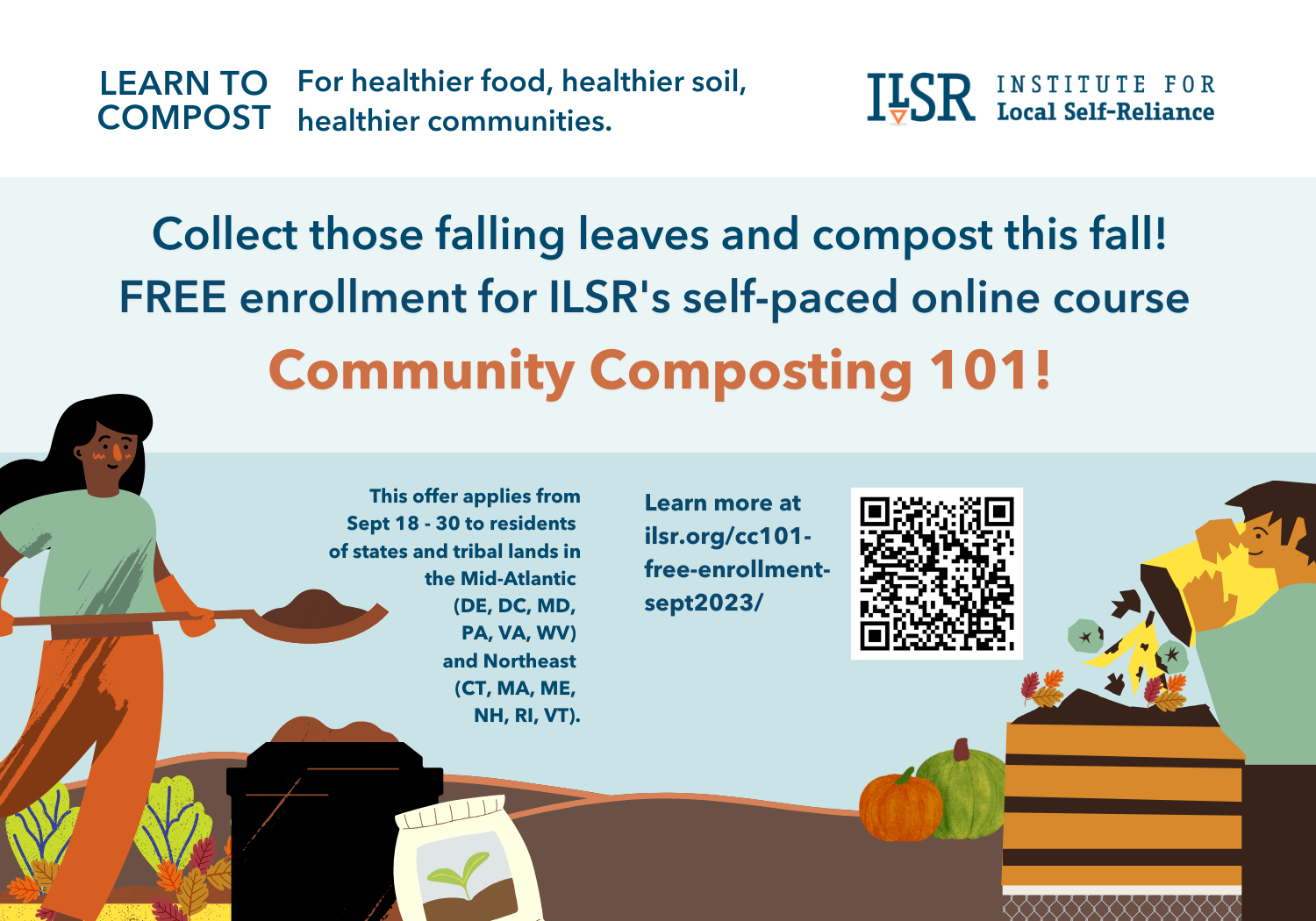 Free Enrollment in ILSR's Community Composting 101 Course September 18 ...