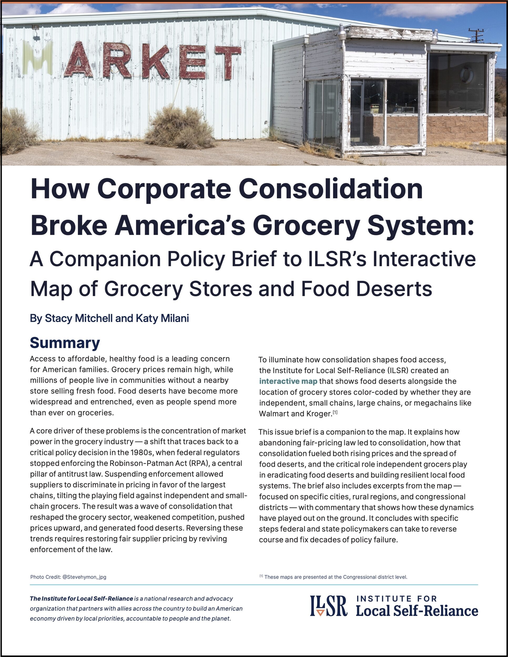 Mapping Food Deserts and Grocery Consolidation | Independent Business
