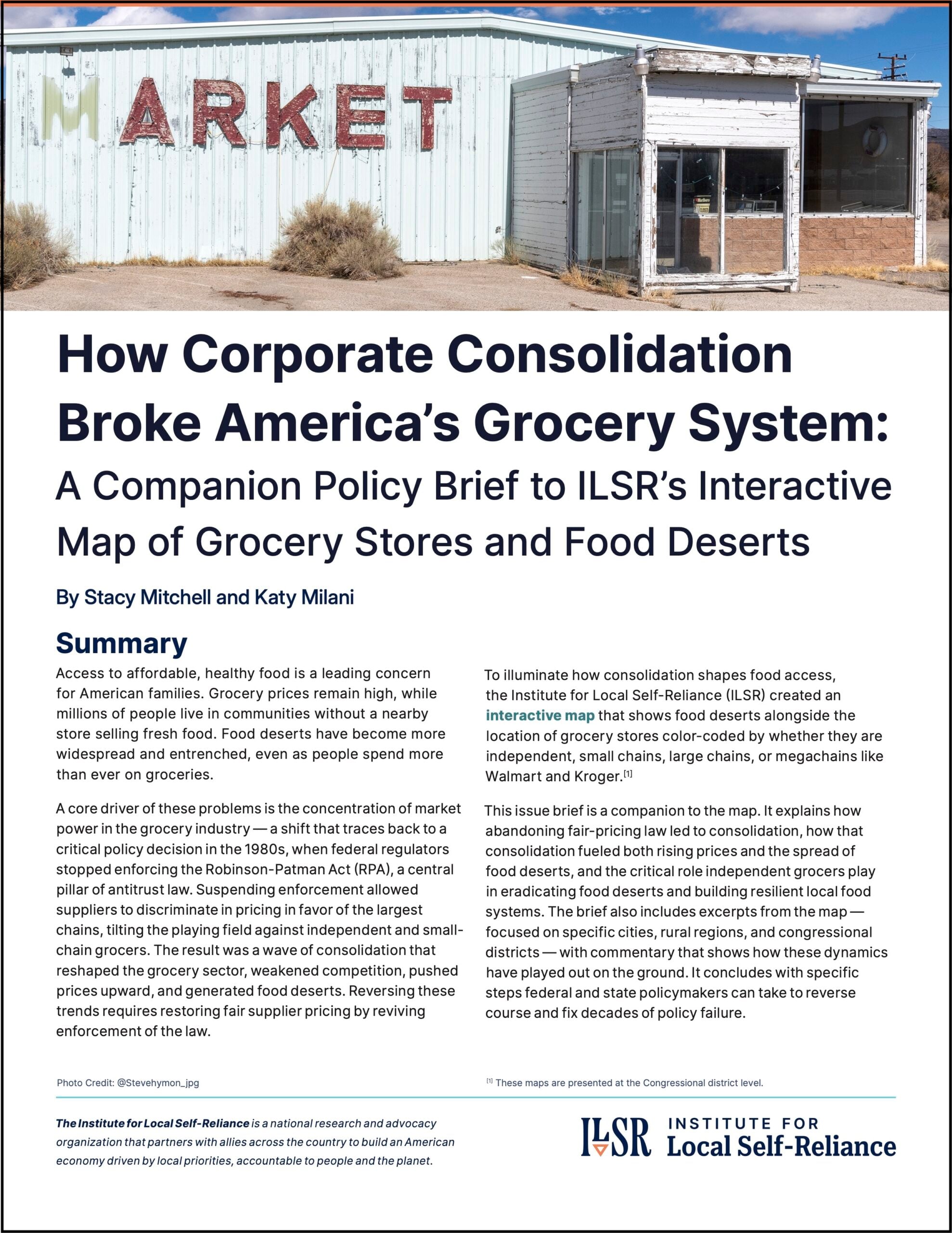 Mapping Food Deserts and Grocery Consolidation | Independent Business